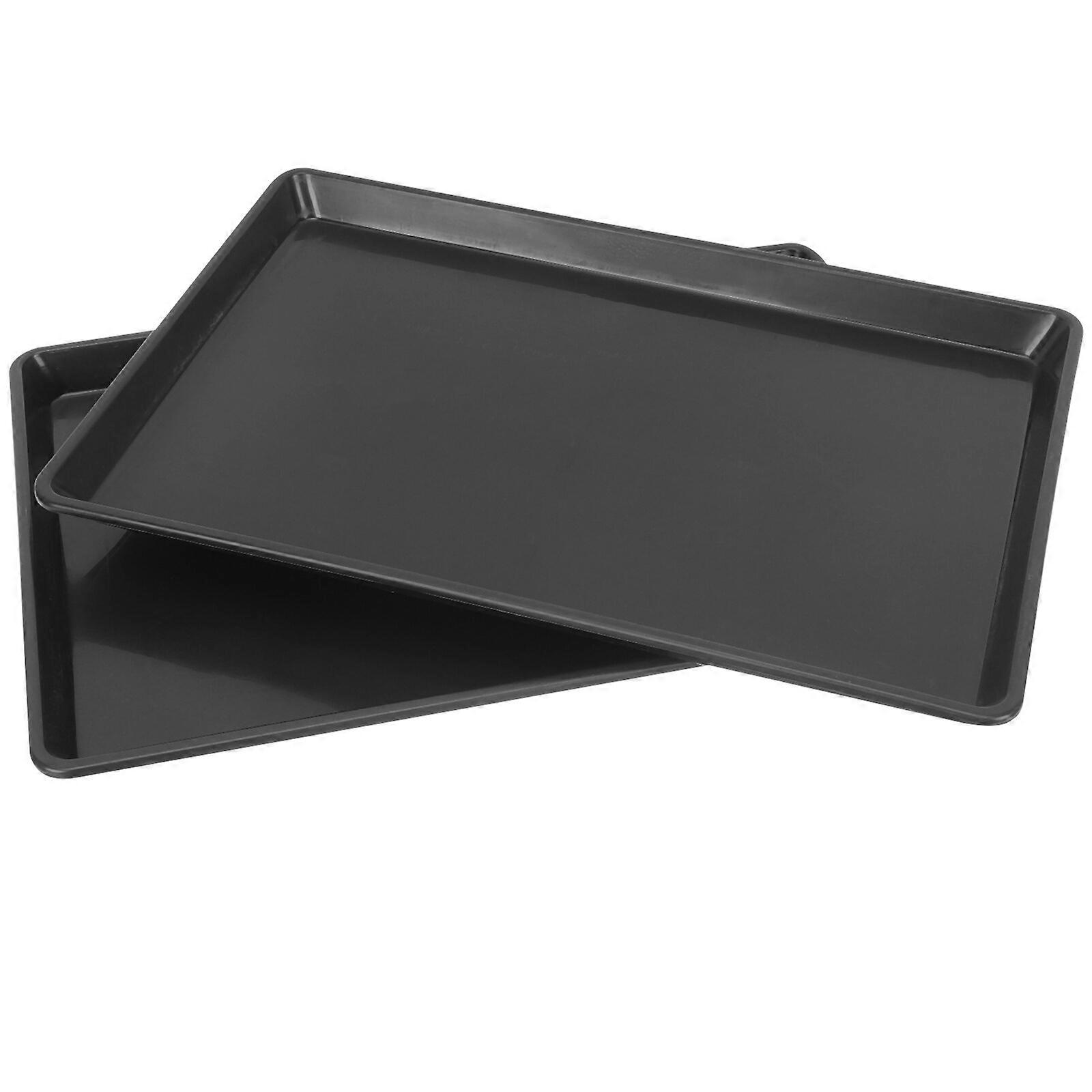 2Pcs Bird Cage Tray Small Dog Crate Tray Parrot Cage Tray Bunny Cage ...