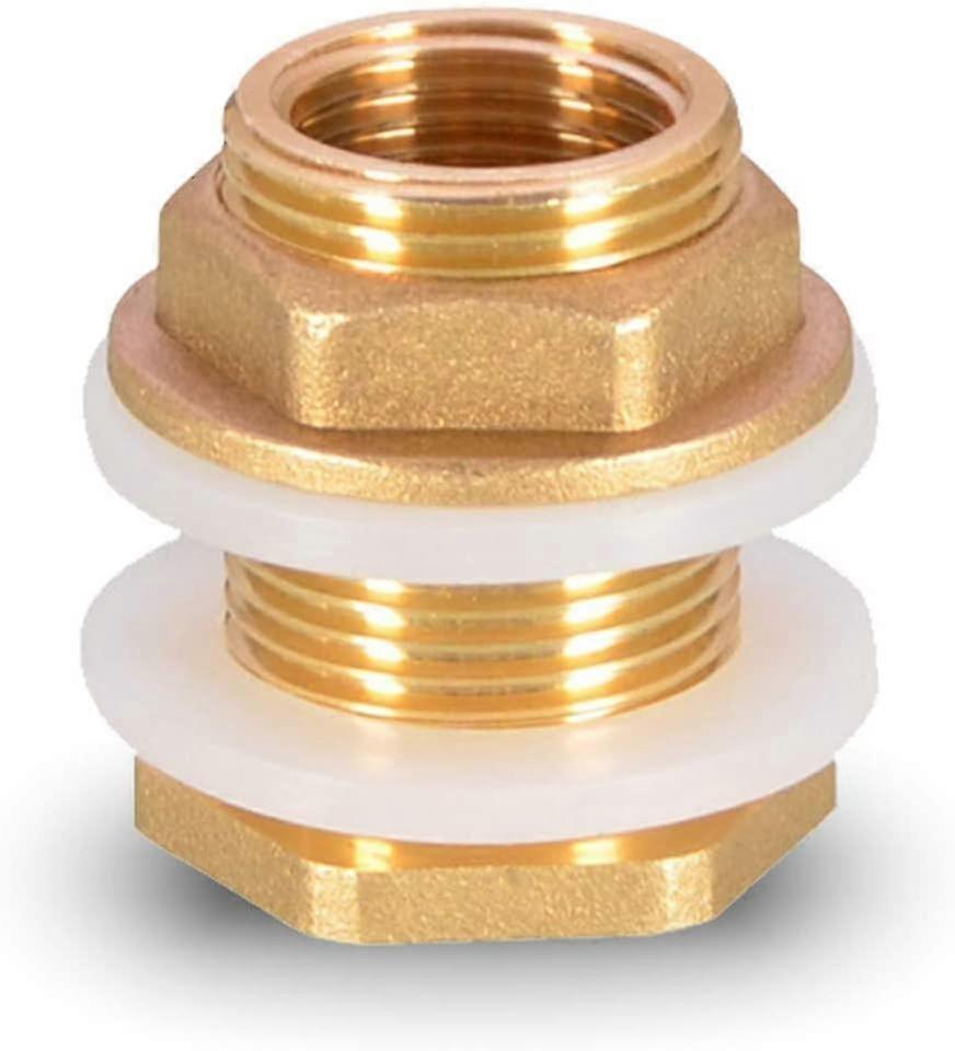 Brass Tank Fitting, (4 Pt Male/3 Pt Female) Threaded Solid Brass Tank ...
