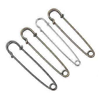 Large Safety Pins Strong, Metal Nappy Pins Safety Lock Kilt Pins, For ...