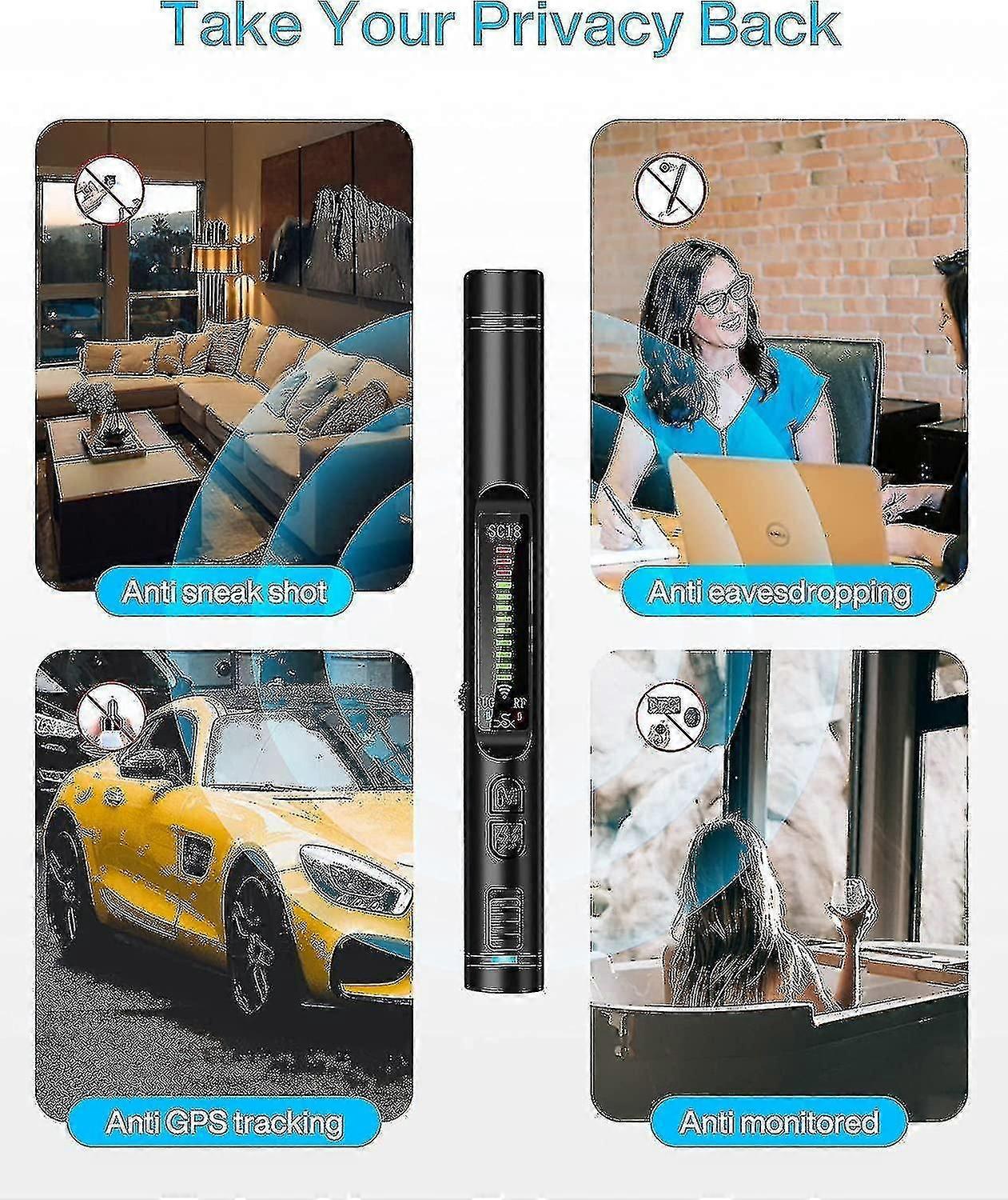 Detector, Gps Tracker Detection, Rf Signal Scanner With 1m-8g Hz Wide ...