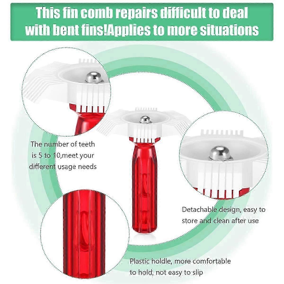3 Pieces Air Conditioning Brush Set Includes FCR6 Ring Fin Comb Air ...