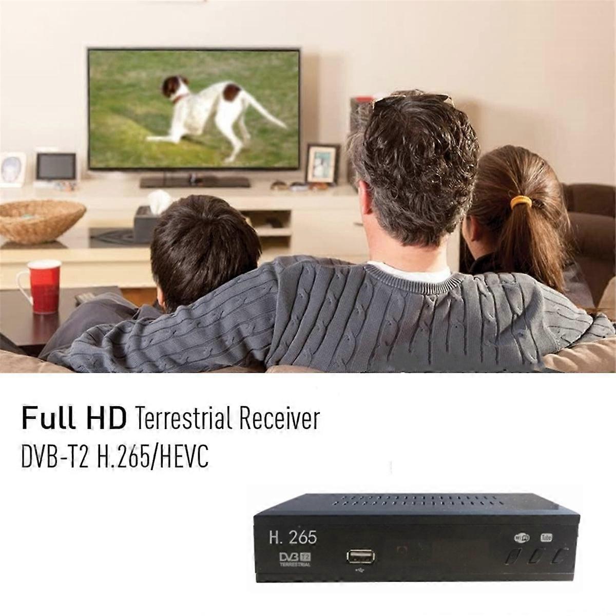 DVB T2 HEVC 265 Digital TV Tuner DVB-T2 265 1080P HD Decoder USB ...
