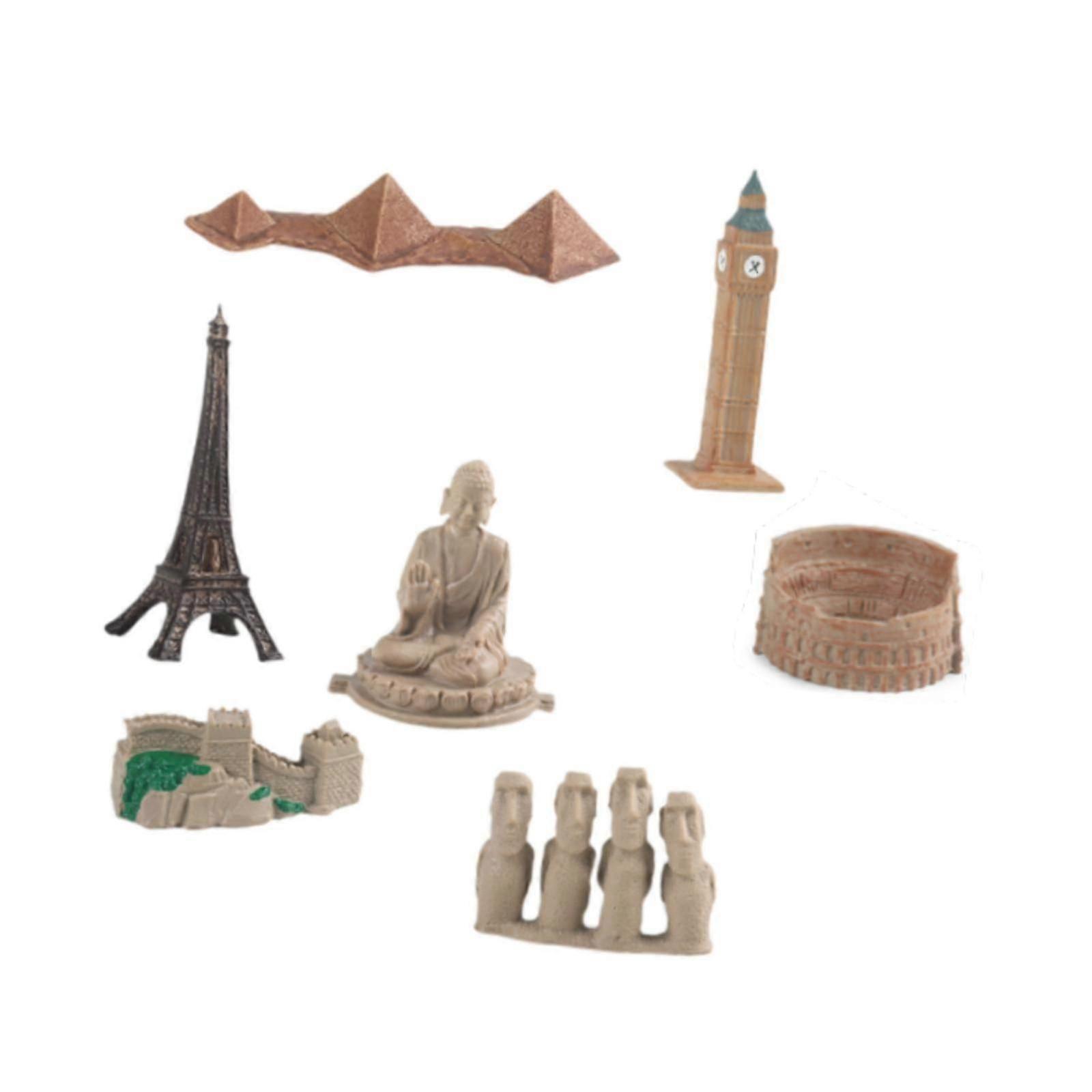 Landmark Building Models Architecture Set Travel Around The World World ...