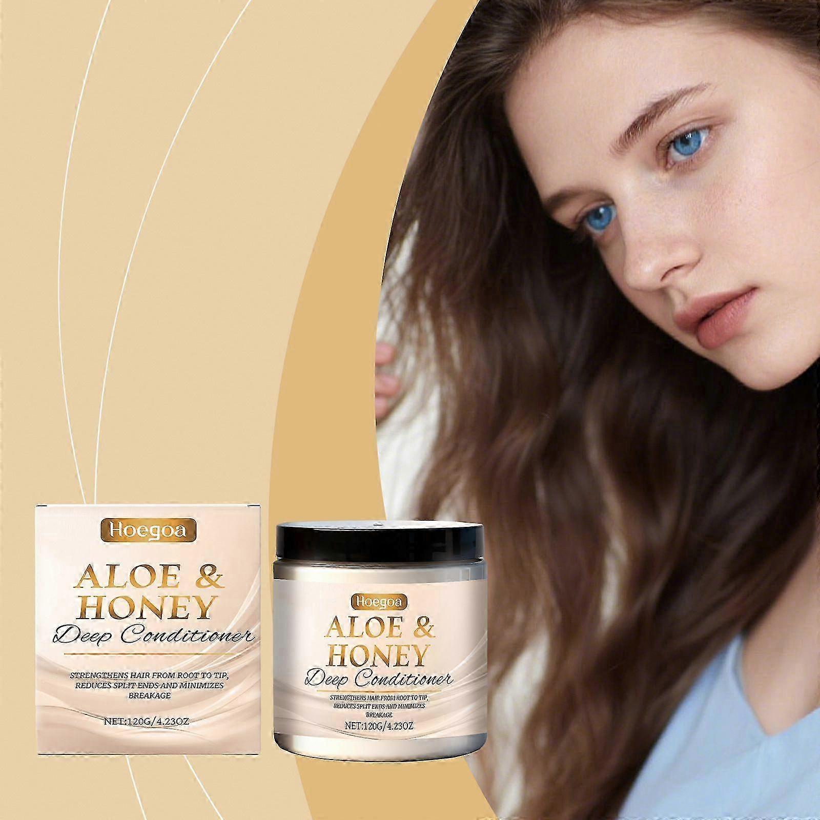 Aloe & Honey Deep Conditioner, Moisturizing Hair Mask with Aloe Vera ...