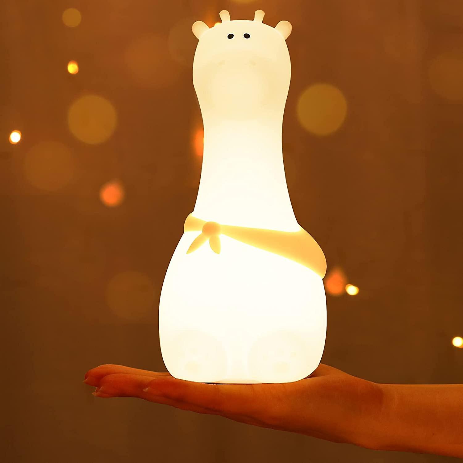 Justup Cute Shark Night Light 7 Color Changing Led Portable Touch Lamp ...