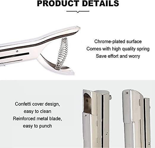 Punching Machine, 6mm Circular Slot Puncher Portable Paper Punches for ...