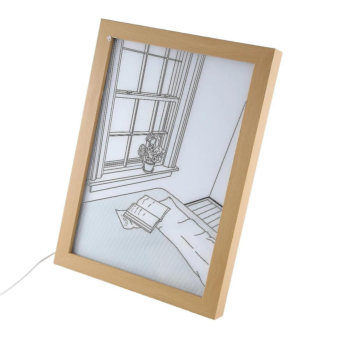 Usb Bedside Light Led Lighting Painting Art Lamp Home Decor Sunshine ...