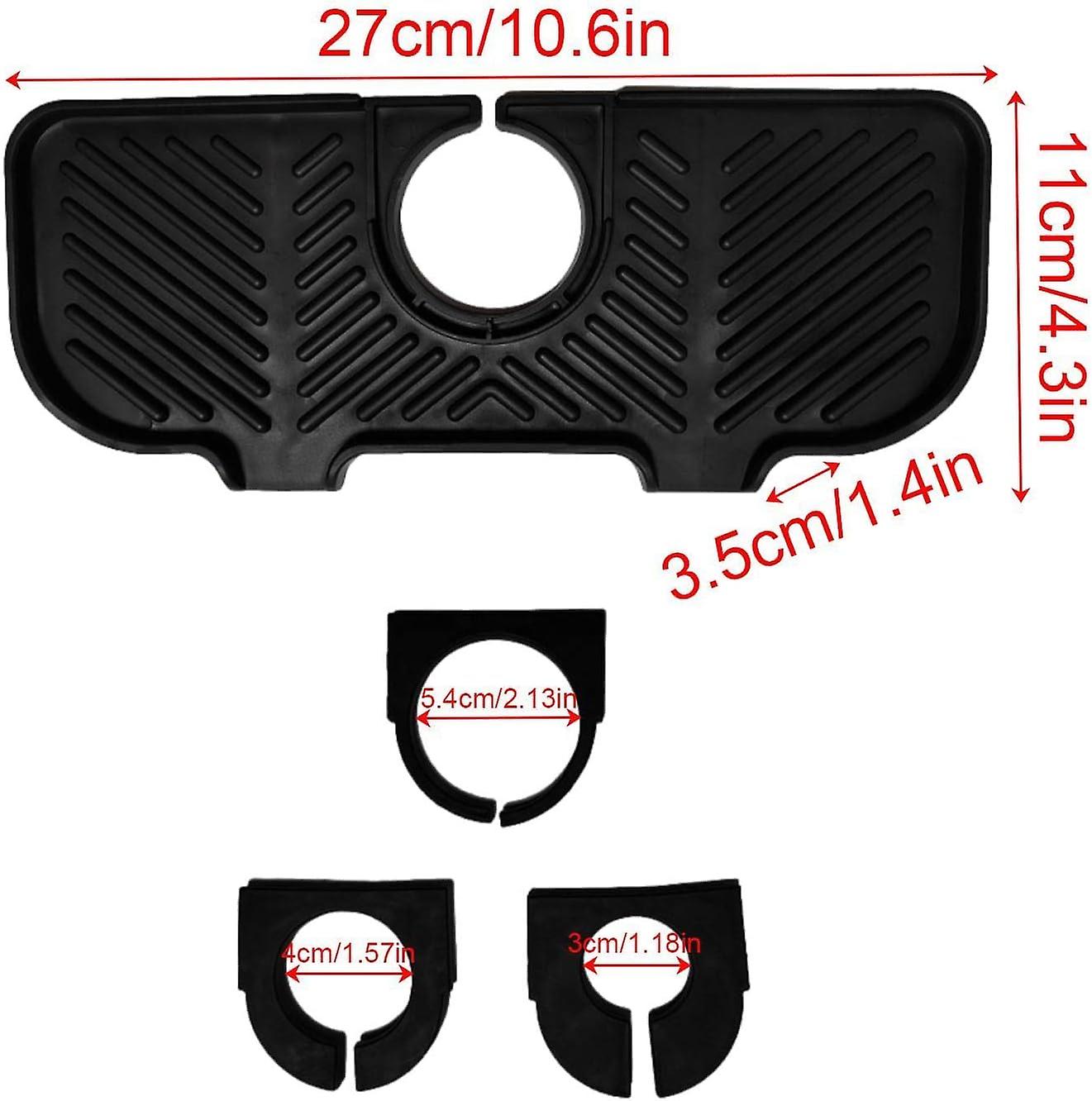 Tap Drain Mat | Faucet Drip Tray - Kitchen Sink Protector Mat Behind ...