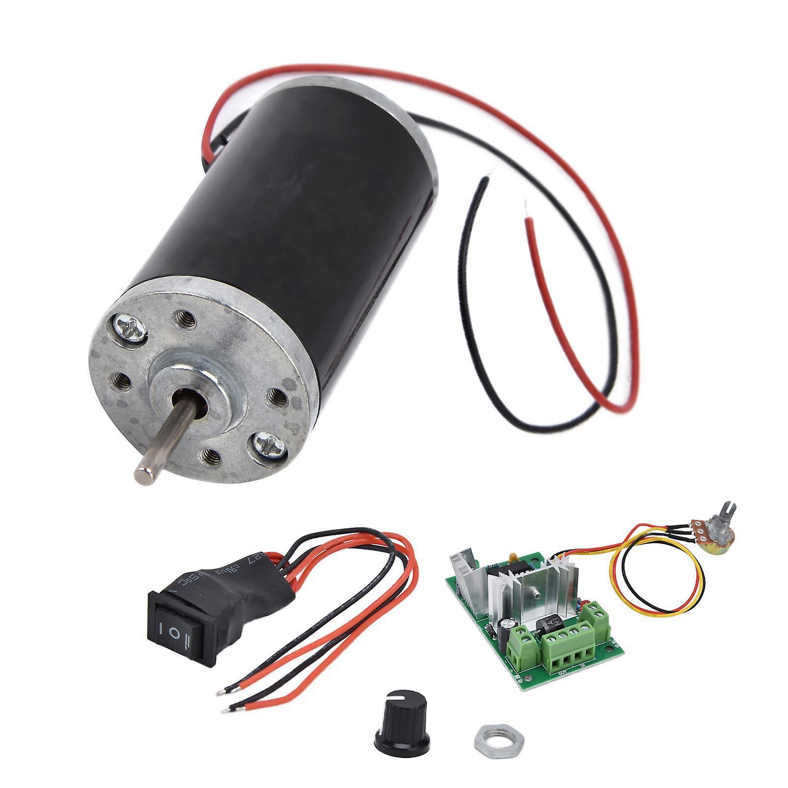 12V 4000RPM DC Permanent Magnet Motor - Low Noise Mini High Speed CW ...