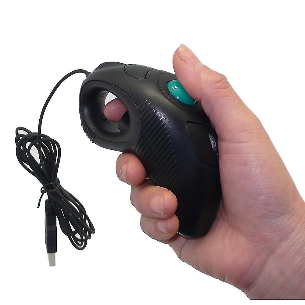 2.4ghz Wired Usb Handheld Mouse Finger Using Optical Track Ball | Fruugo UK