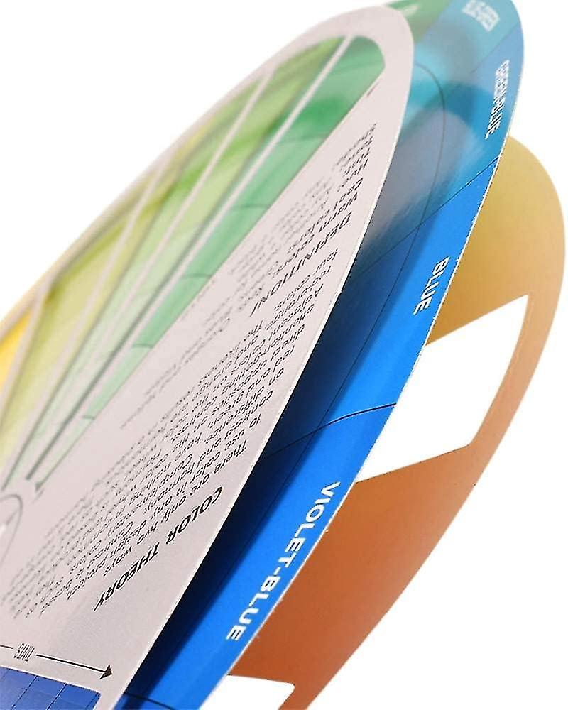 Disc Color Circle Color Wheel, Painting Mixing Learning Guide Art Class ...
