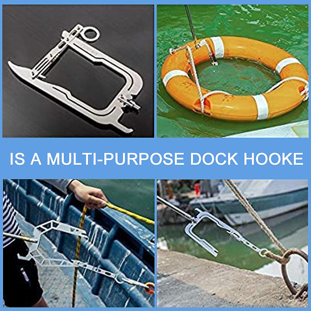 Telescoping Automatic Boat Dock Hook-Hopper Long-Distance Dock Threader ...