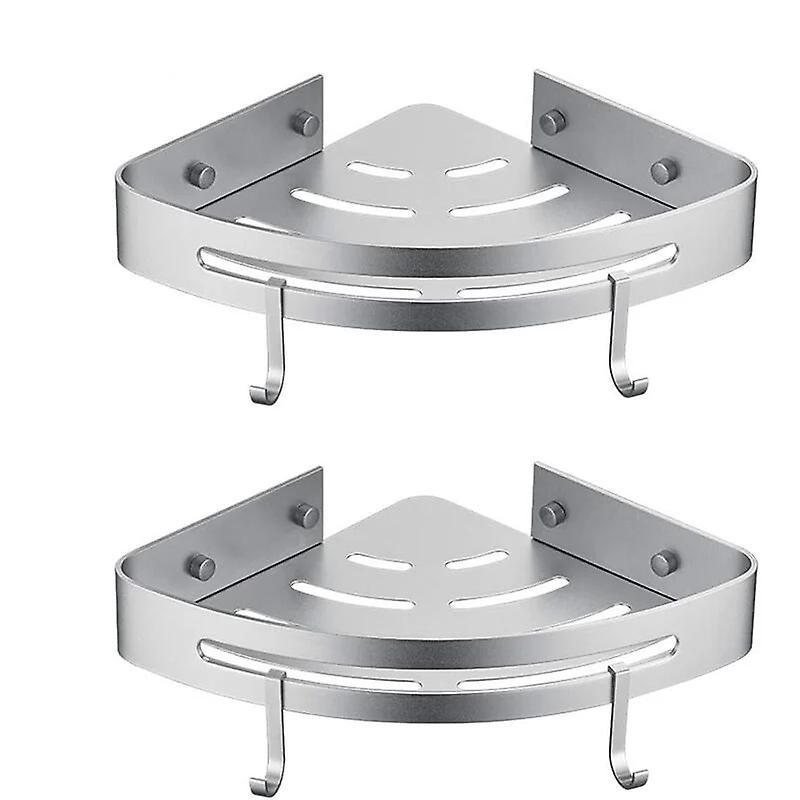 Corner Shower Shelf - 2 Pieces - No Drilling - Bathroom Shelf No ...