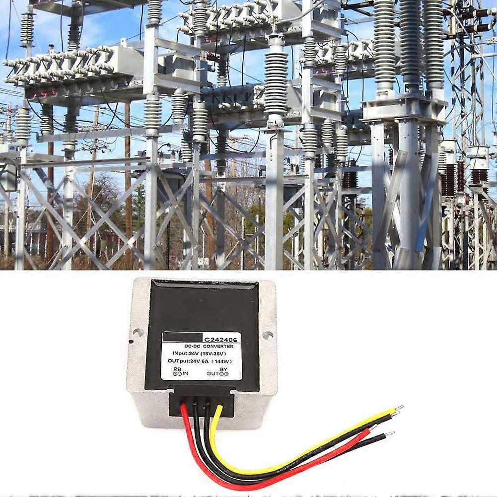 18 36v To 24v Auto Step Up Down Converter Boost Buck Voltage Regulator Module 6a Fruugo Uk