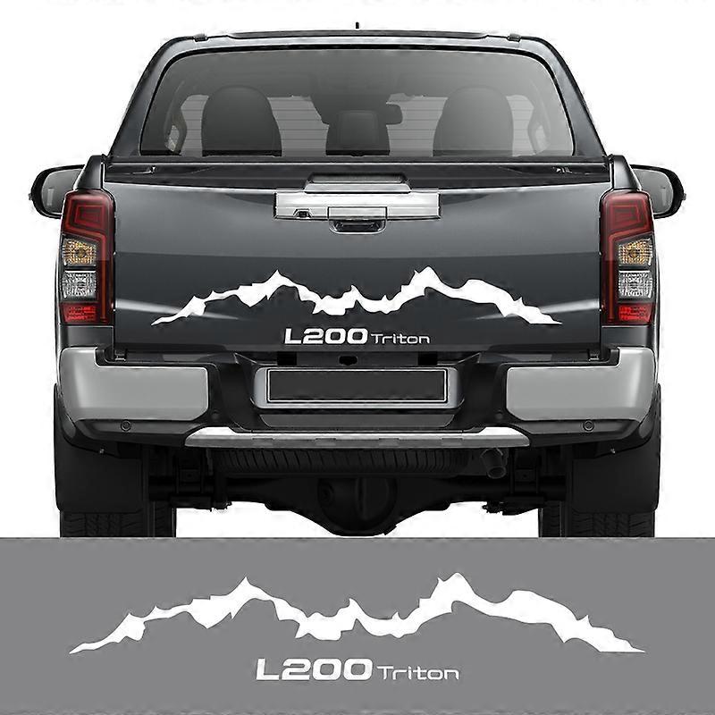 Pickup Rear Tail Sticker For Mitsubishi L200 Triton Truck Tailgate ...