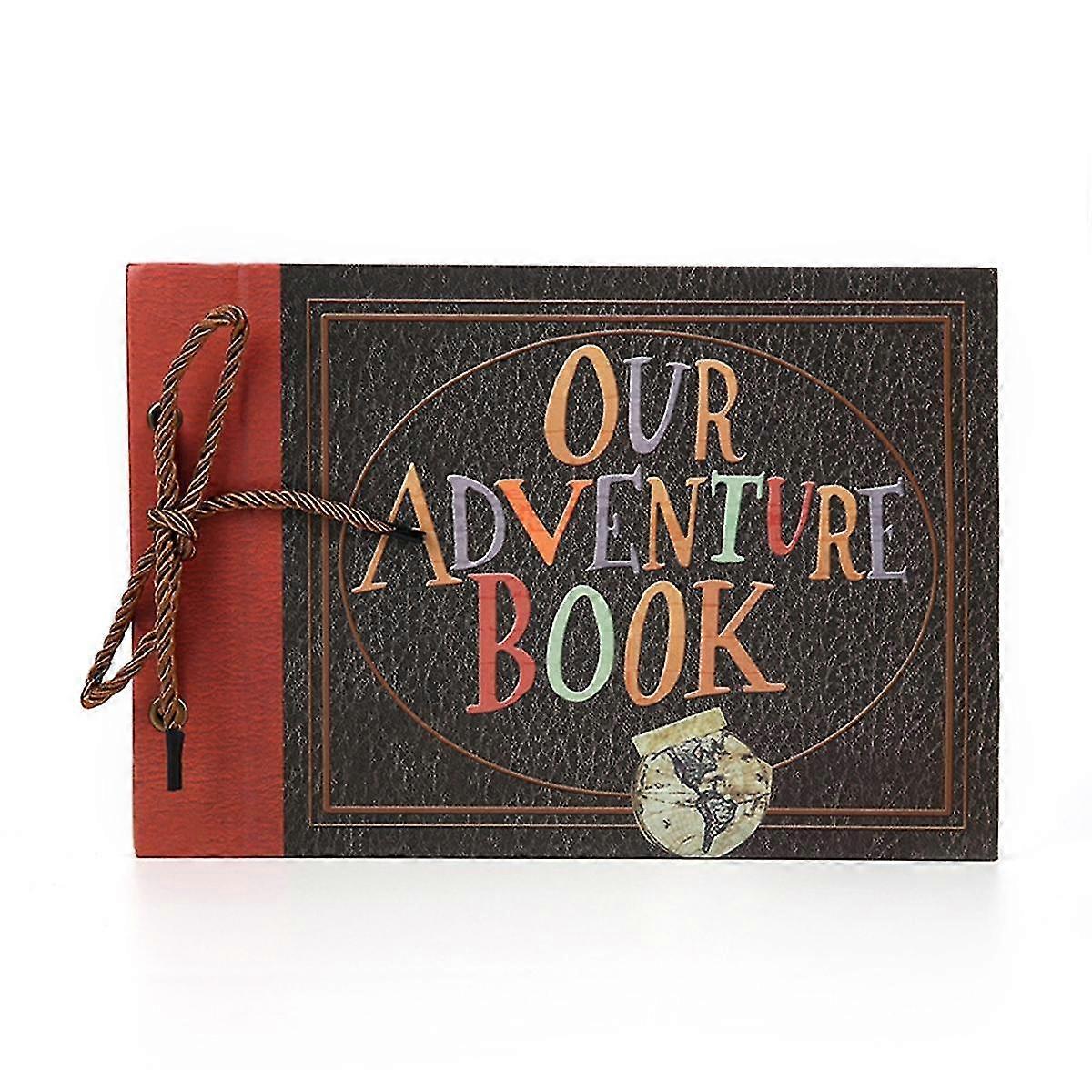 A Scrapbook Photo Album,our Adventure Book Scrapbook,hard Cover Travel ...
