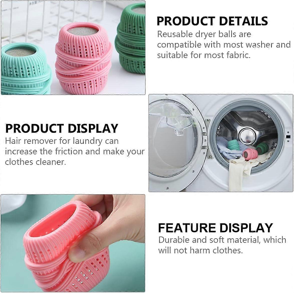 3pcs Laundry Dryer Laundry Balls for Washing Machine Laundry Balls for ...