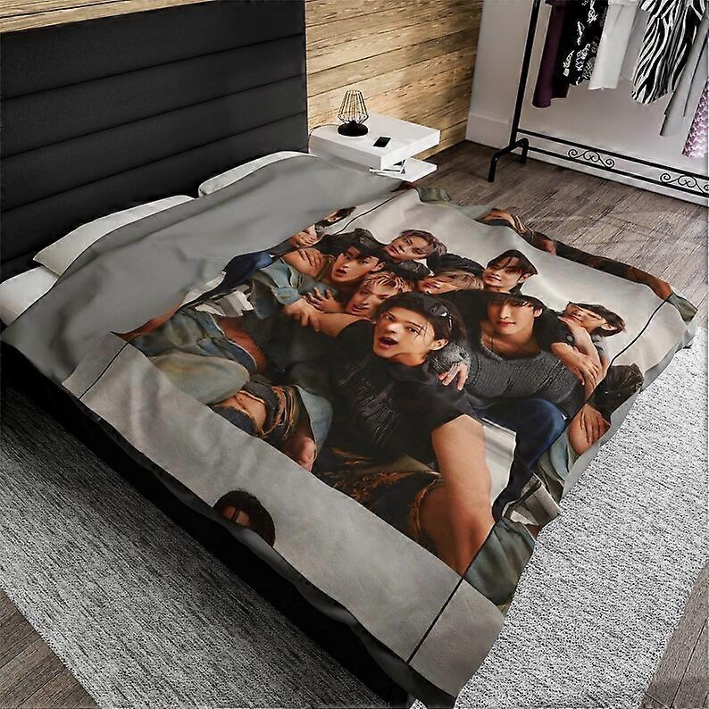 Ateez leden groep foto deken, Ateez Kpop Merch, cadeau voor Ateez Fan ...