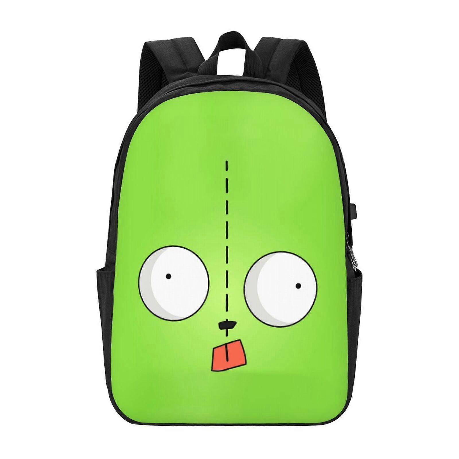 Invader Zim Backpack For Men Women Teen , Water Resistant Casual ...