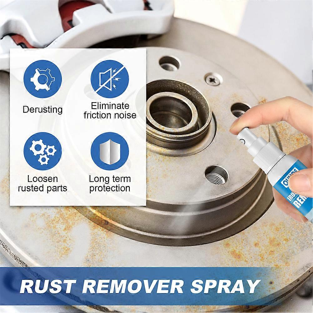 1-3PCS Iron Powder Remover Car Rust Removal Spray RustOut Instant ...