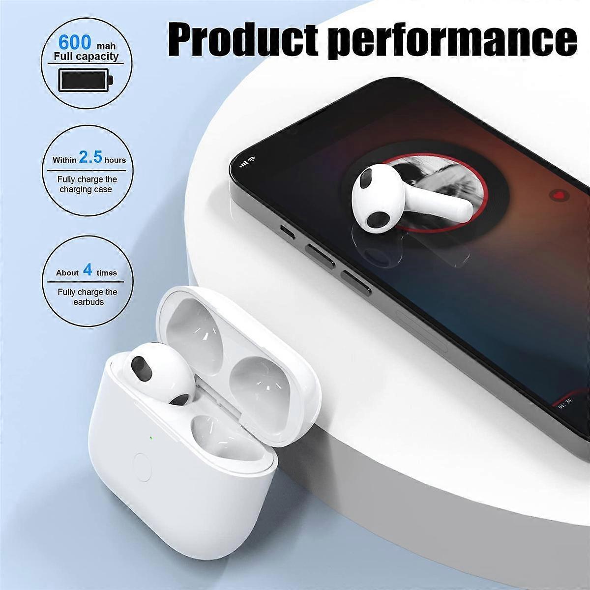 Earphone Charger Case for 3 Charging Case 450Mah Wireless Charging Case ...