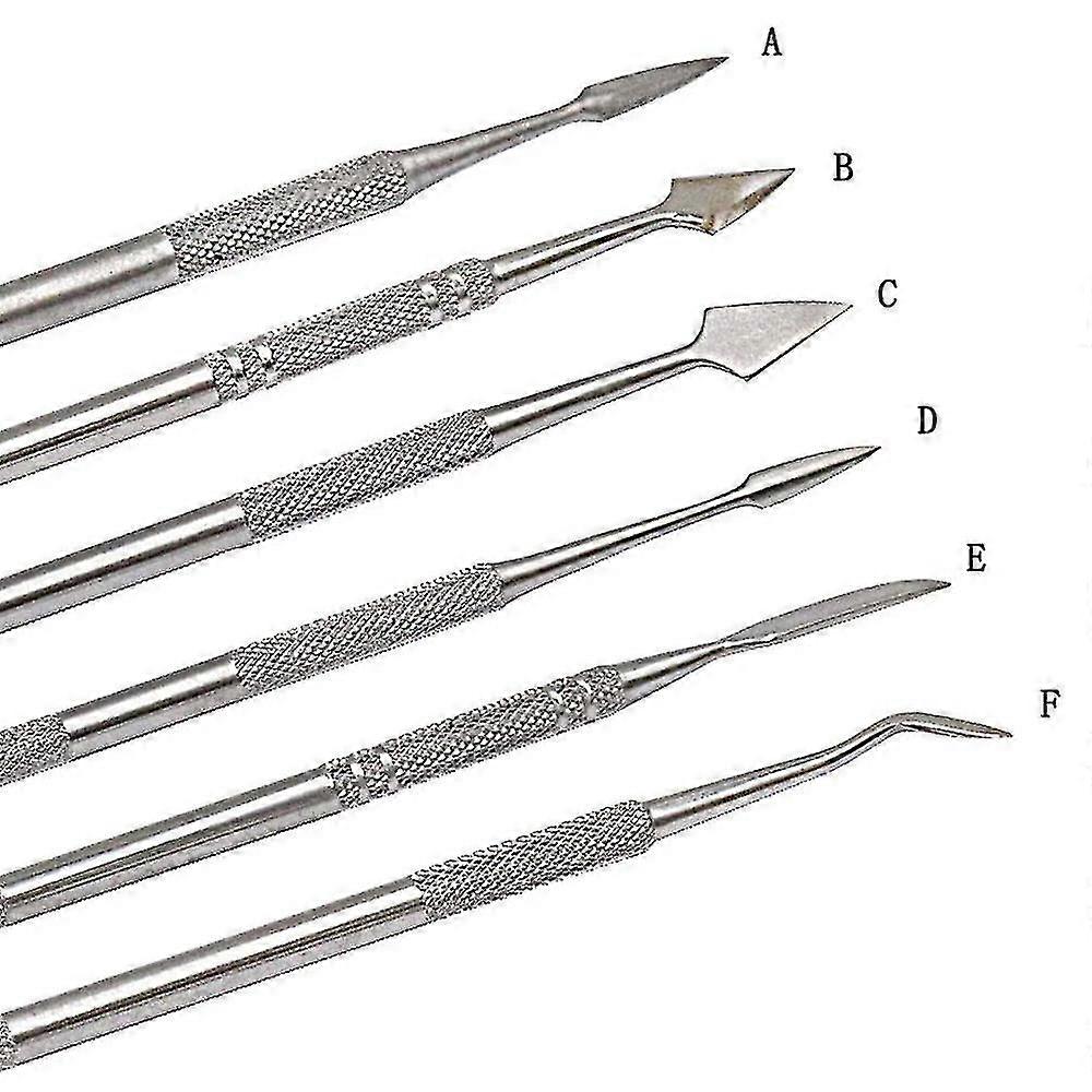 12 Pcs Wax Carvers Set Double Ended Dental Wax Modeling Sculpting Tools ...