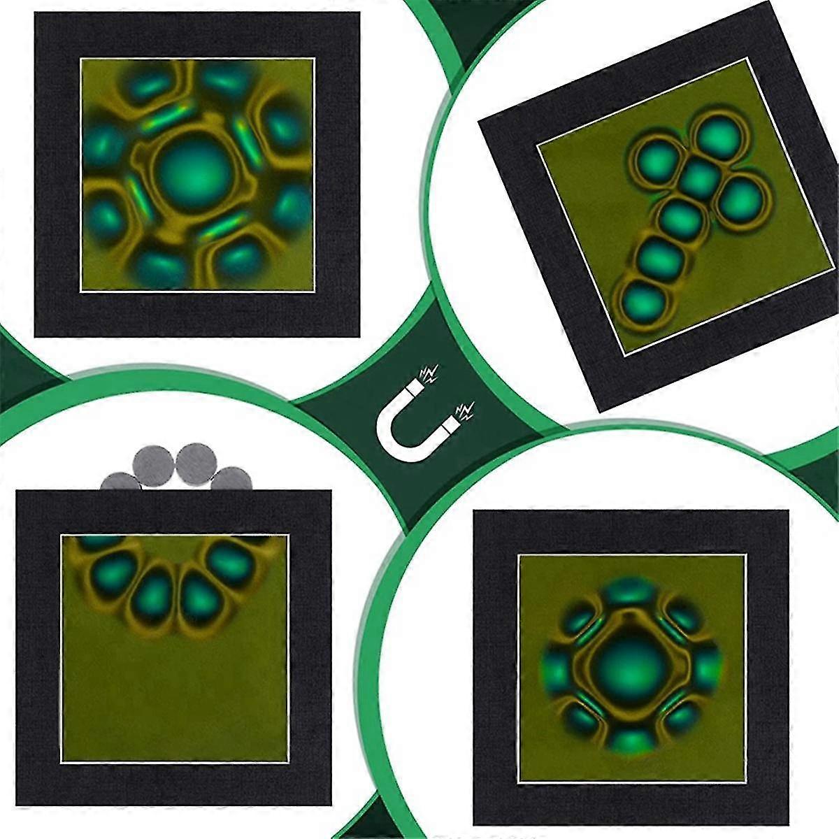 Magnetic Observation Film 4 X 4 Inch Magnetic Film Static Field ...