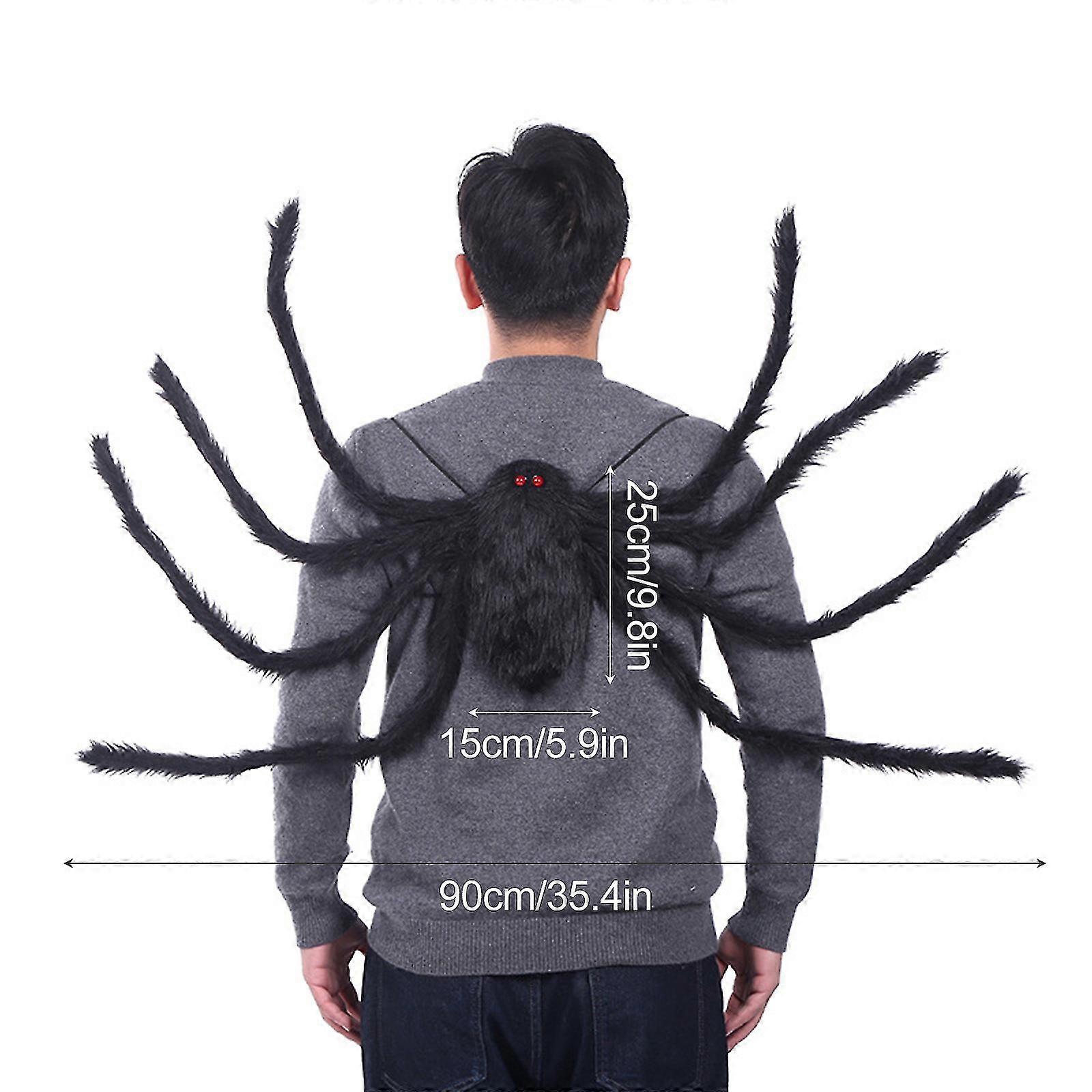 Halloween Adult Spider Backpack Costume Black Colorful Spider Clothes ...