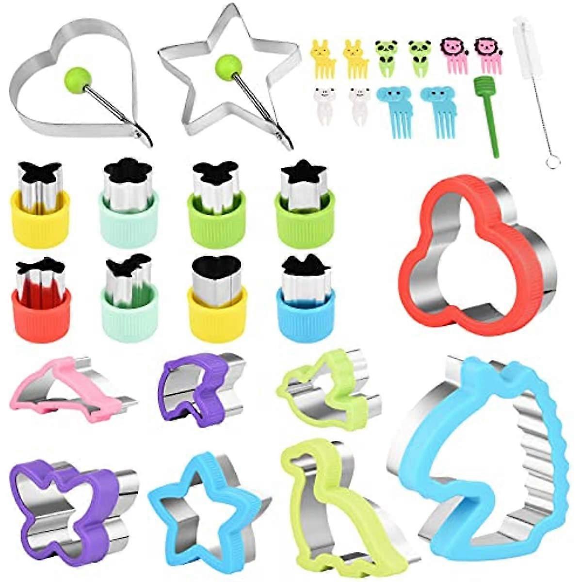 Sandwich Cutters for Children Cookie Cutters Set 30Pcs Stainless Steel ...