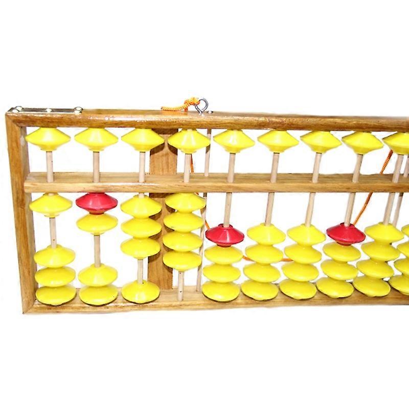 Chinese Abacus 13 Column Wood Hanger Big Size Non-Slip Abacus Chinese ...