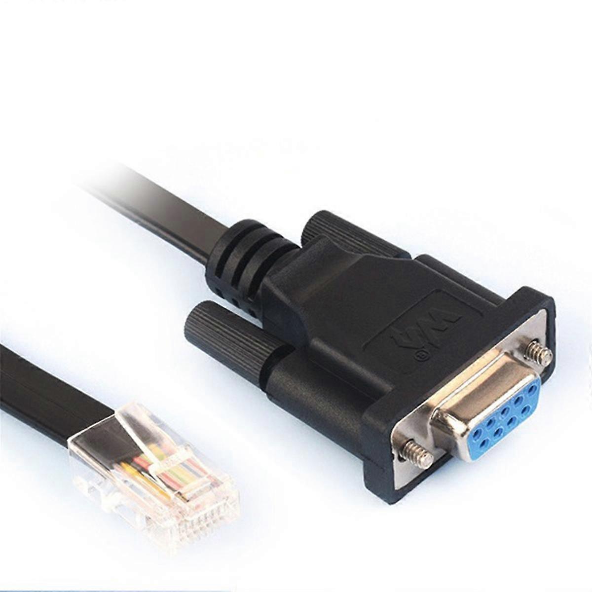 RS232 to RJ45 Console Debugging Cable RS232 DB9 Female to RJ45 Multi ...