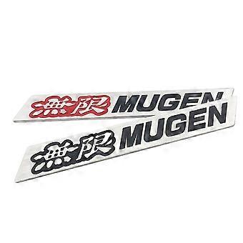 Mugen Letters Car Styling Sticker Decal 3D Metal Badge Emblem Decor for ...