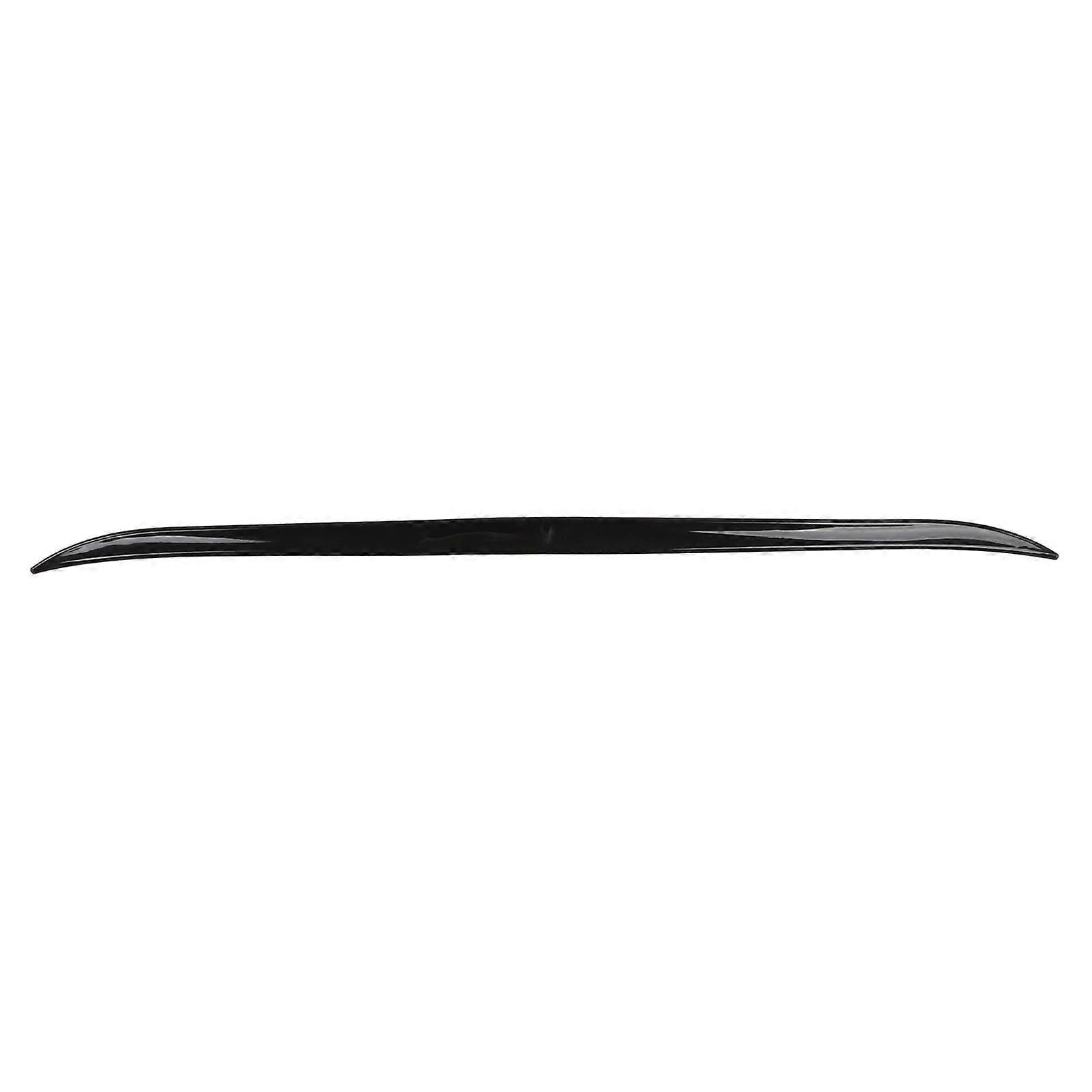 Car Rear Trunk Spoiler Glossy Black Rubber 120x4cm/47.2x1.6in Universal ...