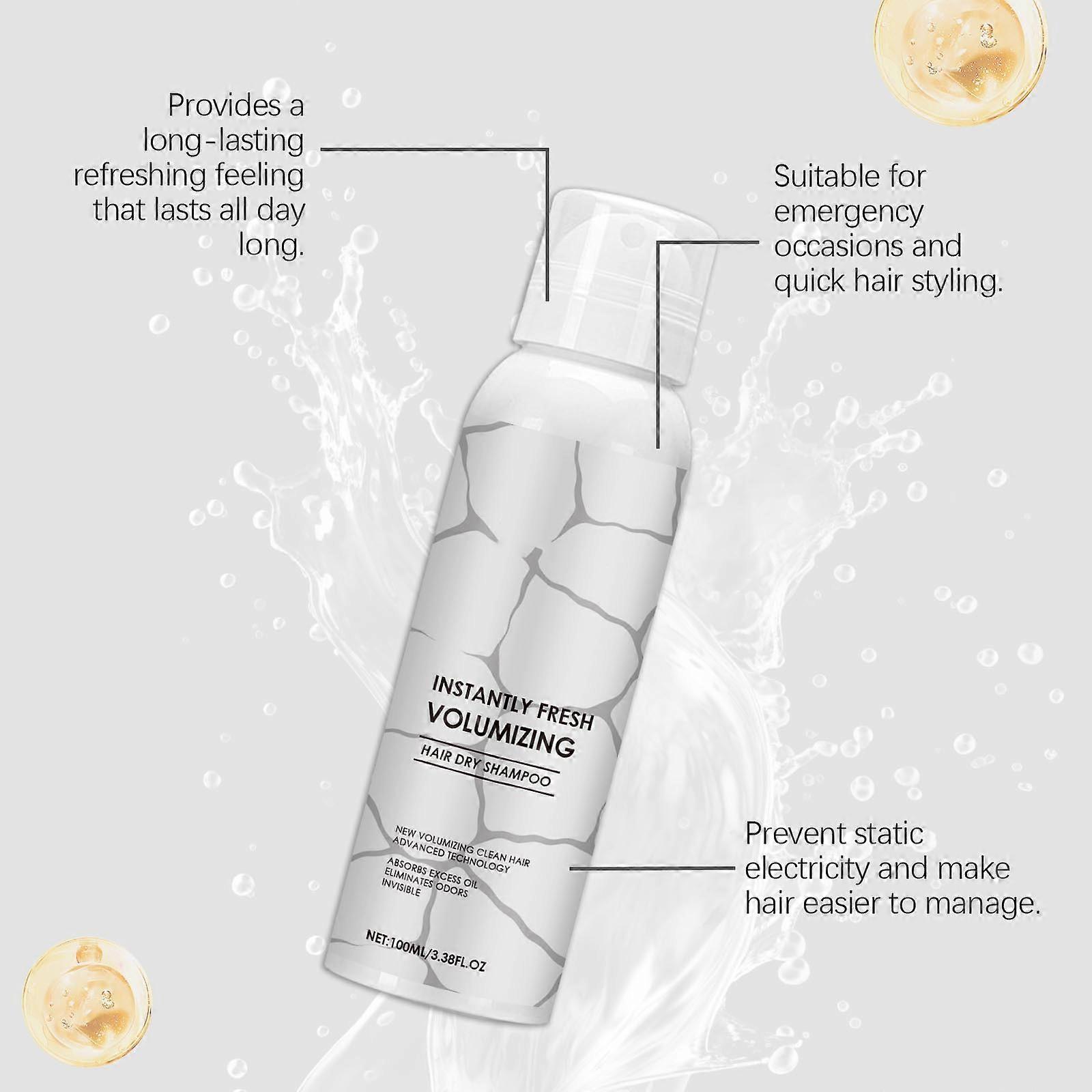 Instantly Fresh Volumizing Hair Dry Shampoo Dry Cleaning Modeling Spray ...