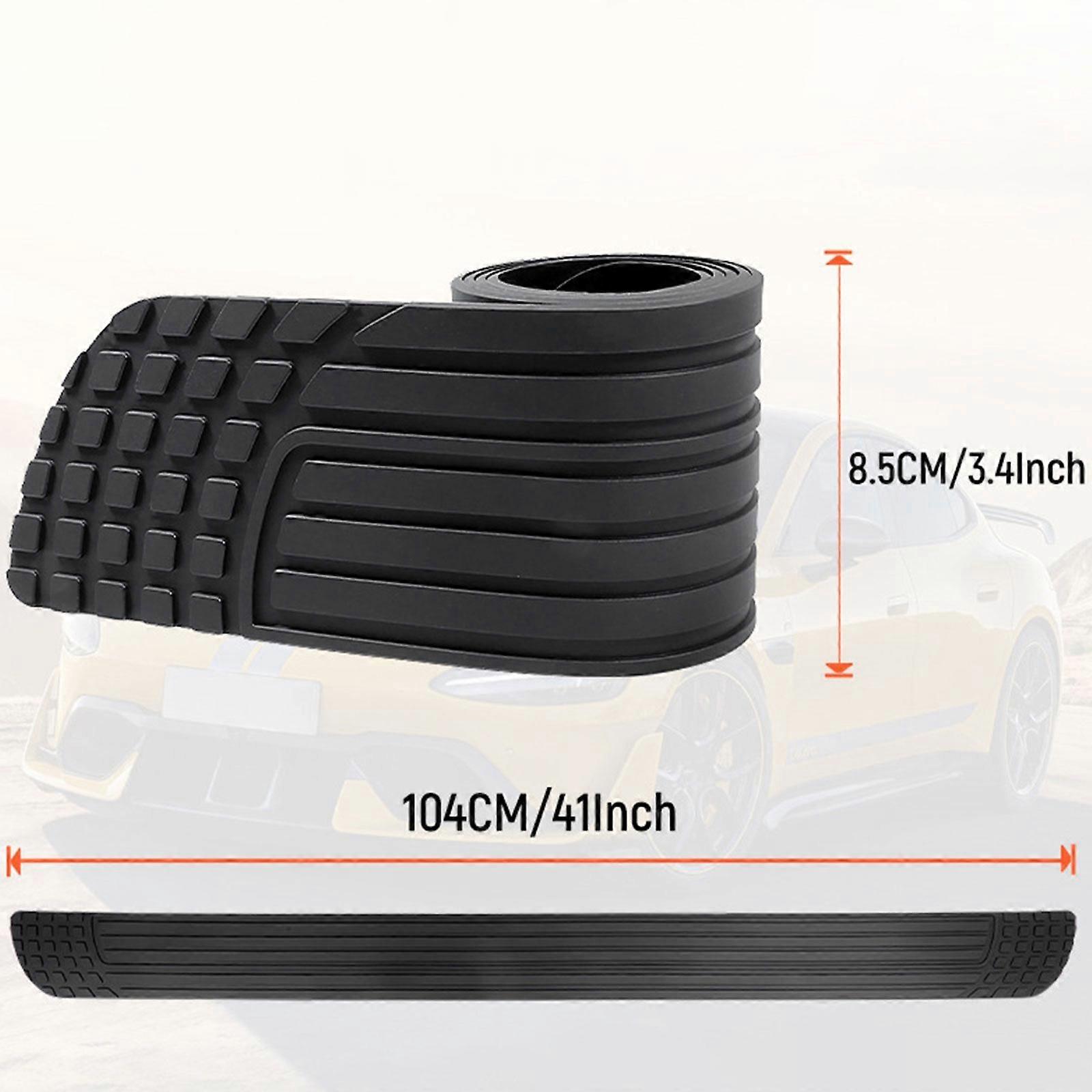 Car Rear Bumper Protector Anti Slip Groove Anti Scratch Exterior ...