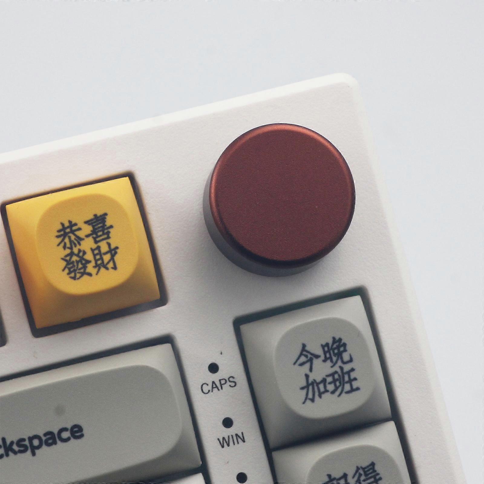 Round Metal Knob For F75 IK75 Mechanical Keyboard Metal Knob Precise ...