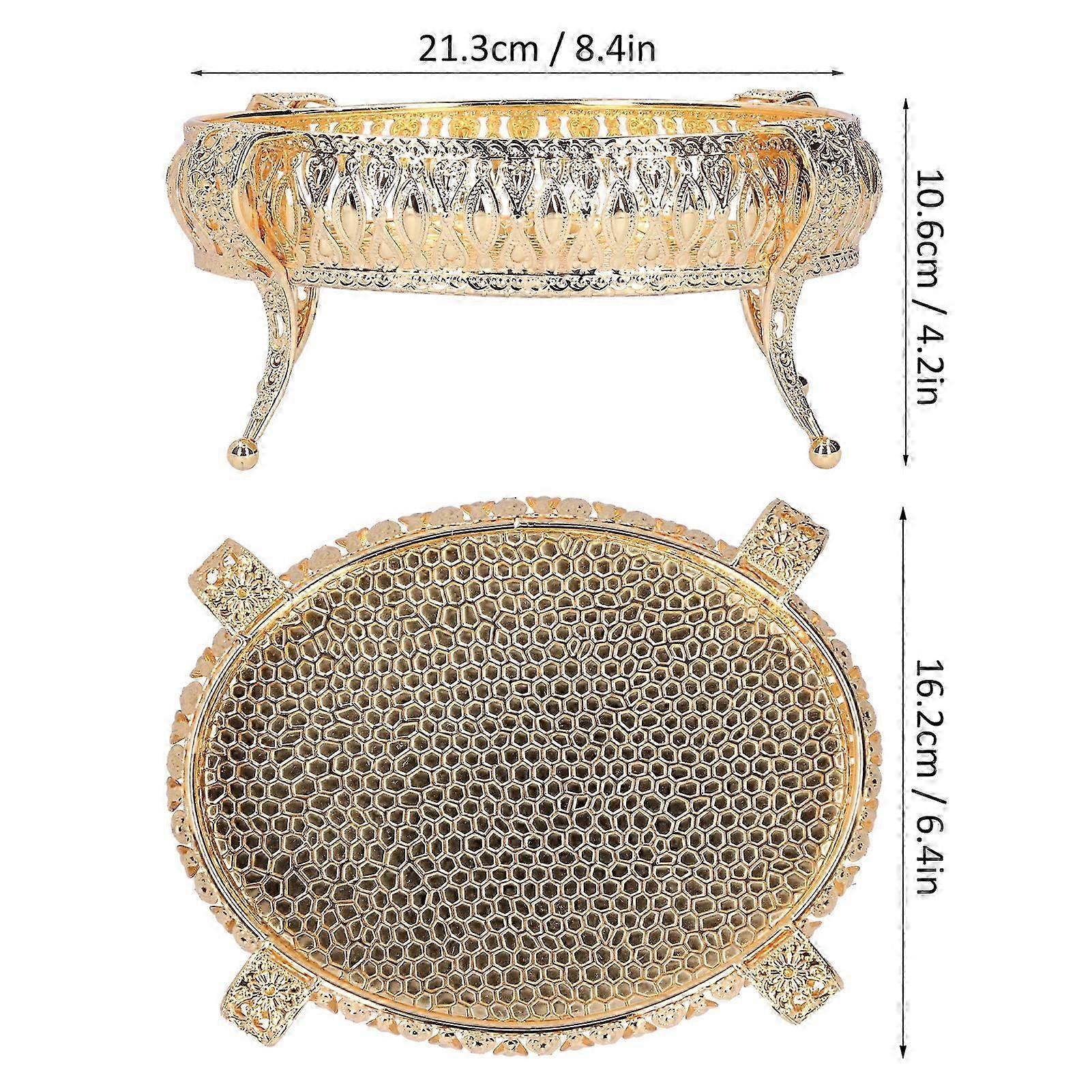 Zinc Alloy Serving Tray for Dessert Display, Party Decor & Snack ...