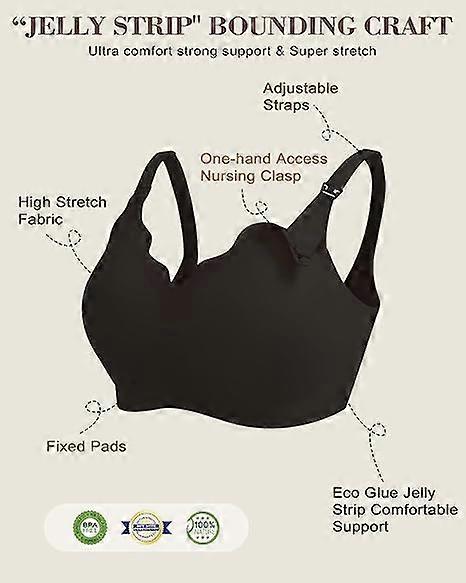 As Fairy Pumping Bra Hands Free Wearable Supportive Pumping and Nursing ...