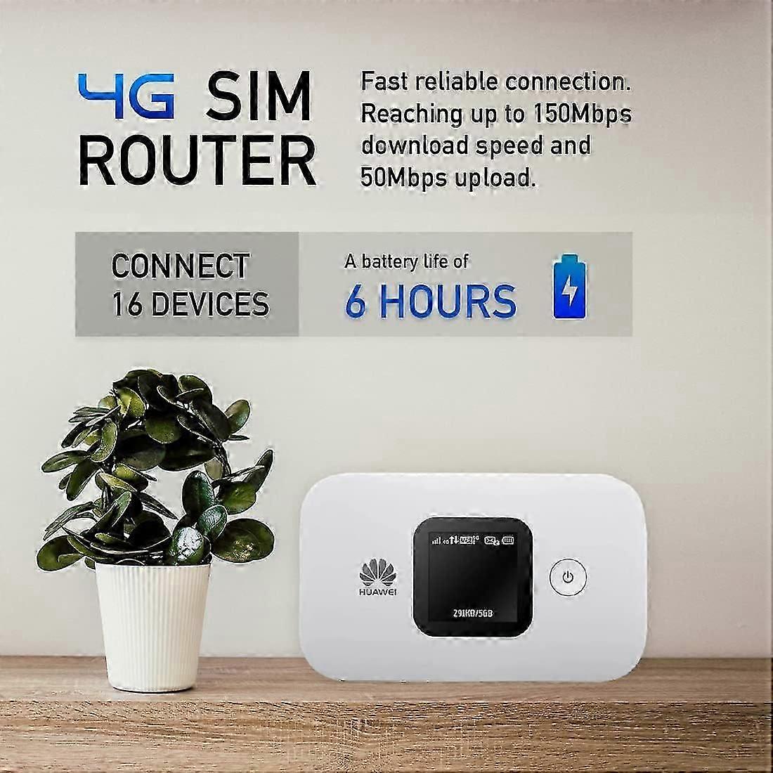 Huawei E5577 White 4G Low-cost Travel Wi-Fi, Super-Fast Portable Mobile ...