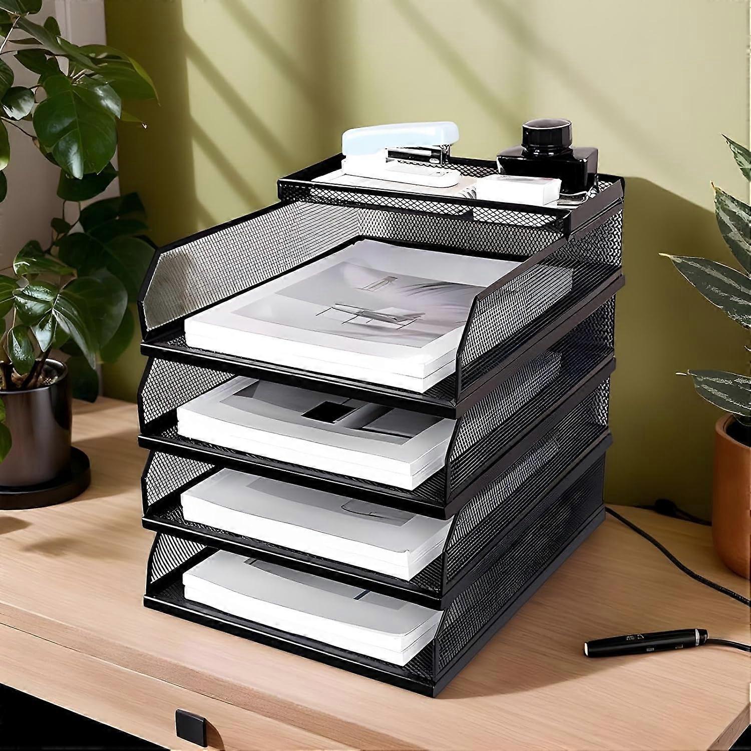 File Organizer, Multi-Tier Paper Sorter | Large Capacity A4 Letter ...