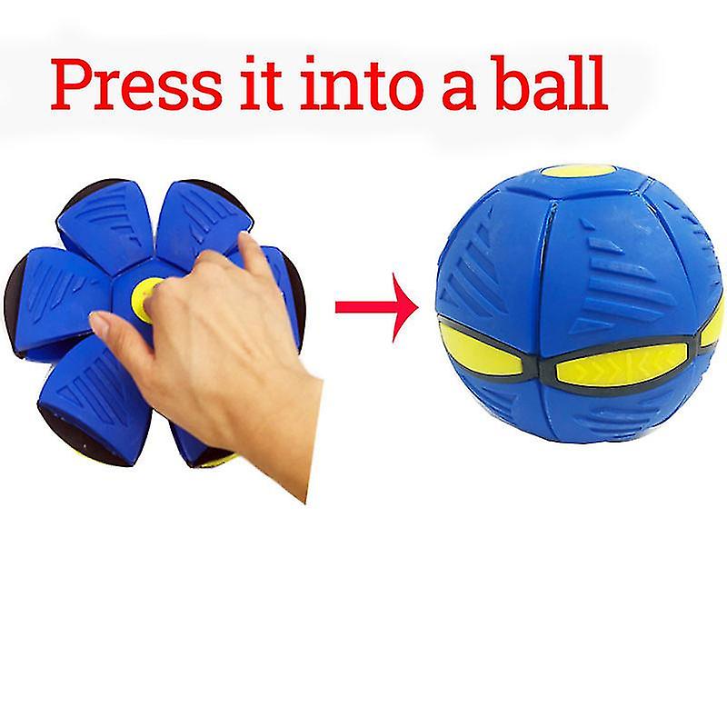 Magic Ball Toy With Lights - Durable Kids Flat Toss Disc Ball - Wear ...