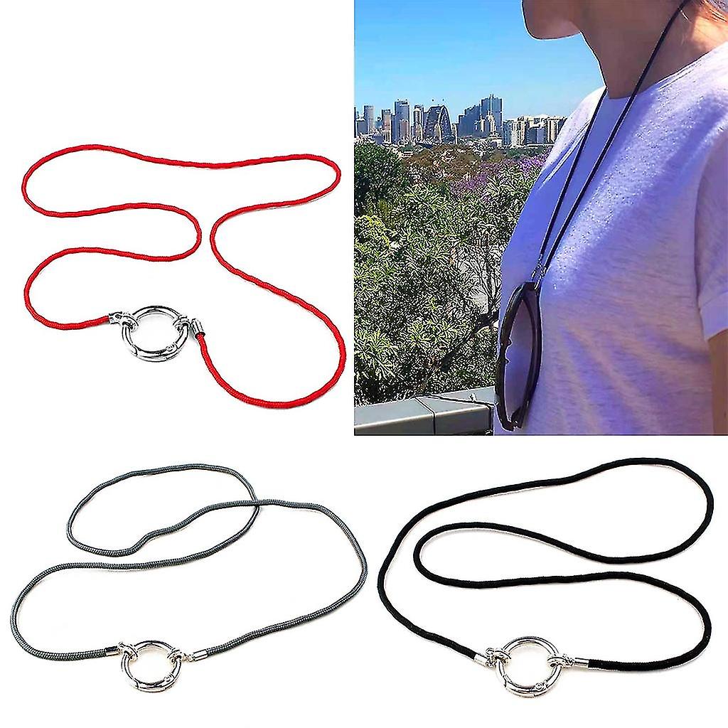 Eyeglass Necklace Glasses Holder Chain And Loop Strap Cord With Metal ...