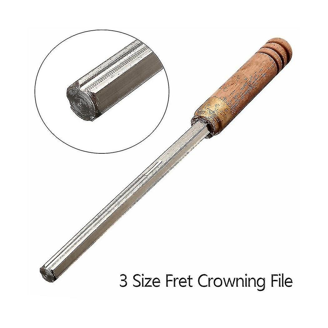New Guitar Fret File 3 In 1 Guitar Fret Crowning File Musical ...
