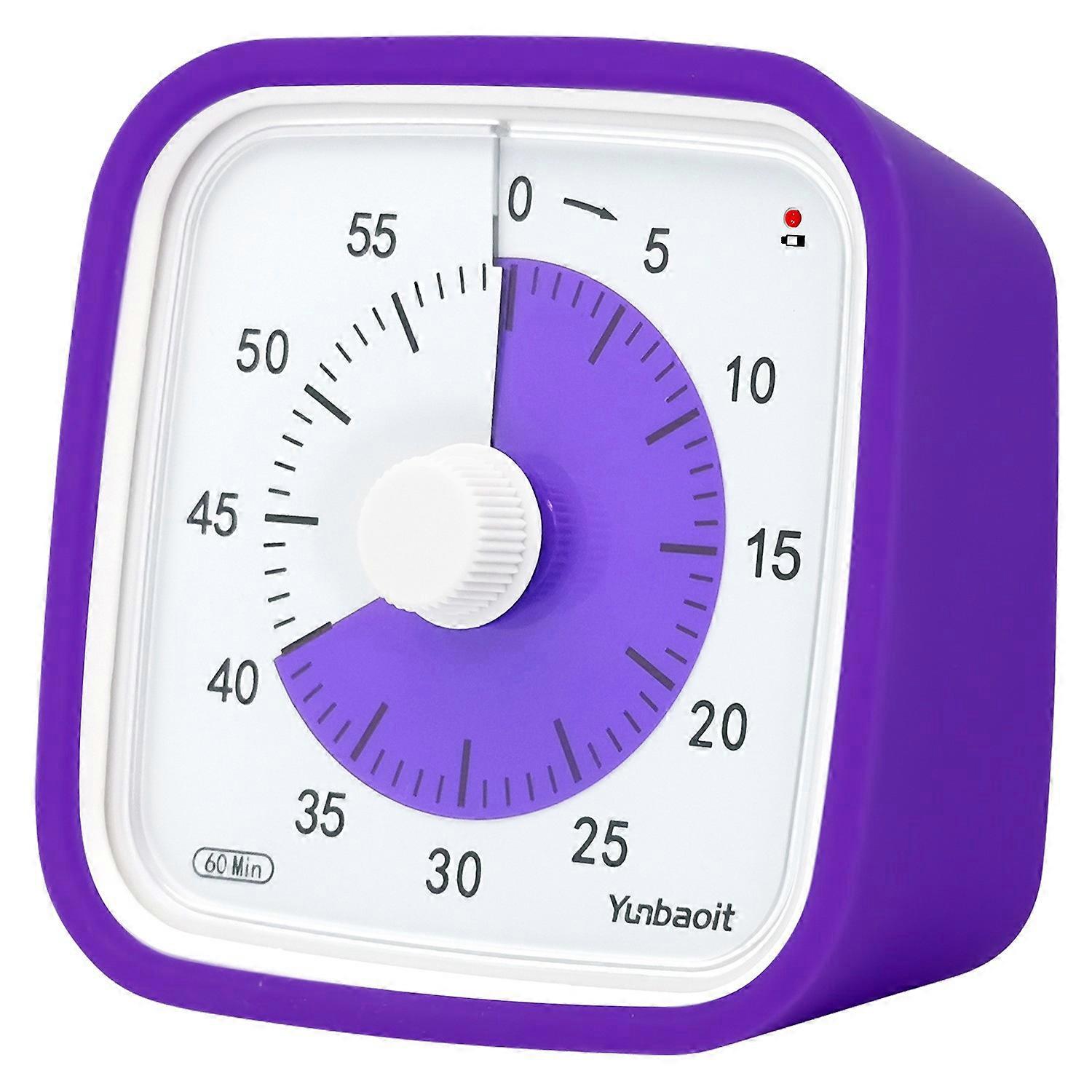 YUNBAOIT VT01 Visual Timer with Night Light 60 Minute Countdown Timer ...