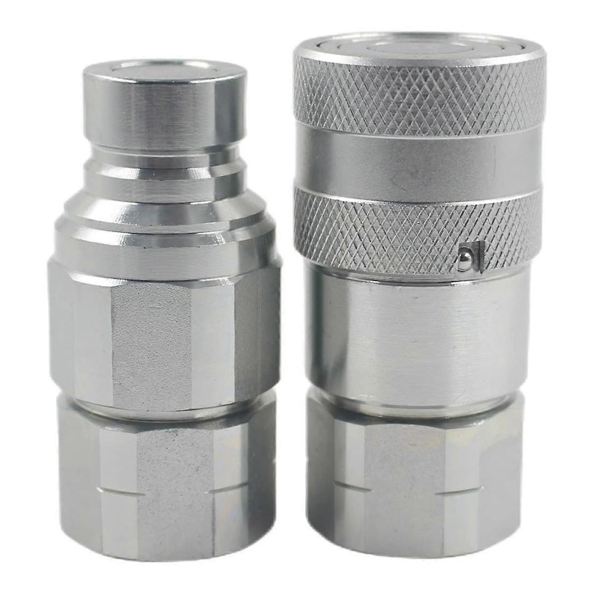 3/4Inch NPT Skid Steer Flat Face Hydraulic Quick Connect Couplers ...