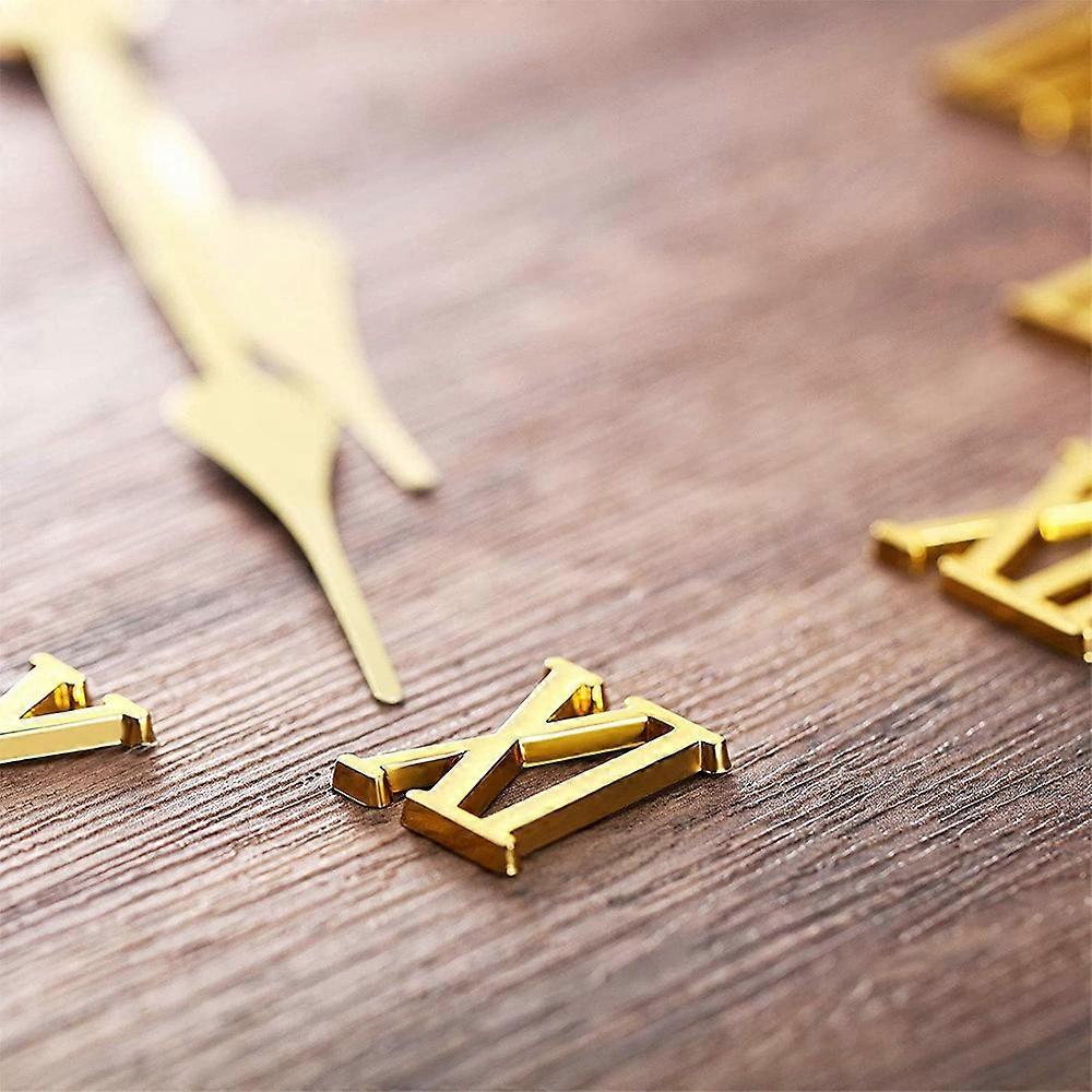 15 Pieces Clock Numerals Kit DIY Digital Clock Numbers Clock Hands ...