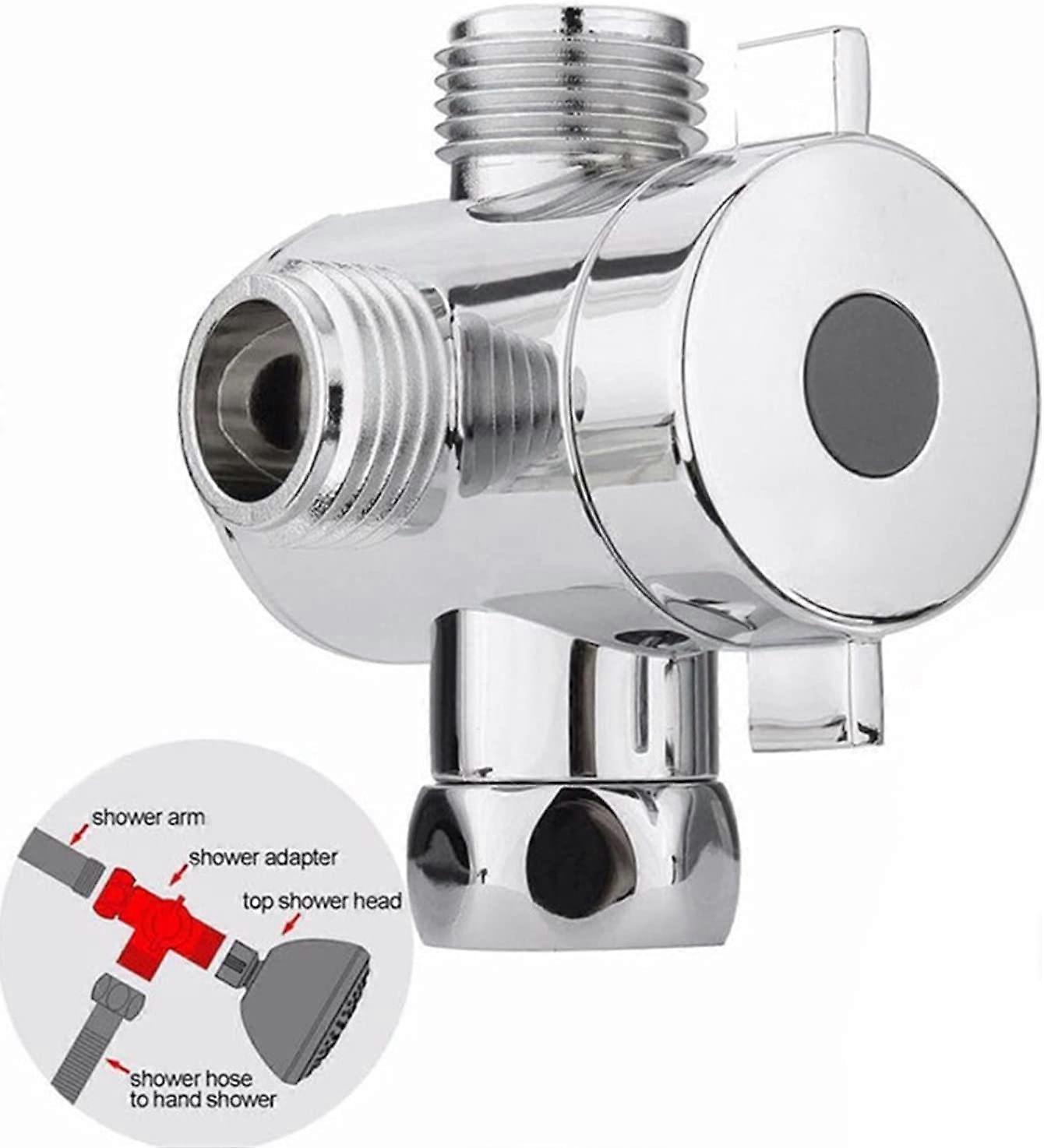 3-Way Shower Diverter Valve, 3-Way Shower Diverter Valve Mount G1/2 ...