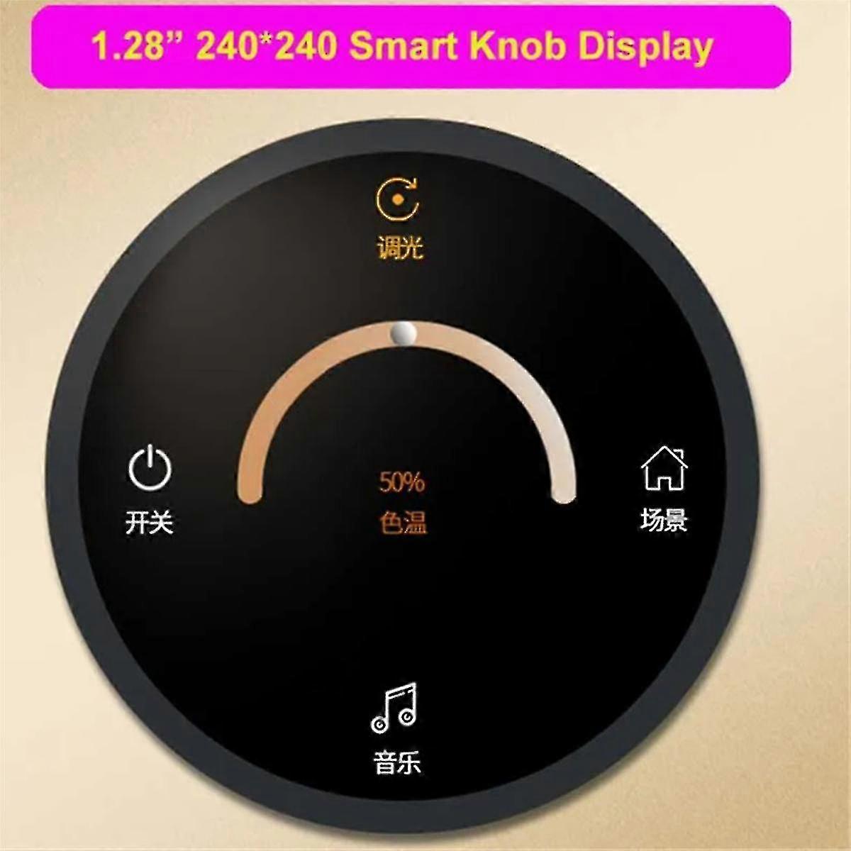 1.28 Inch 240x240 Round Circular Rotary Knob Ips Serial Uart Ui Lcd Module Panel Display Screen ...