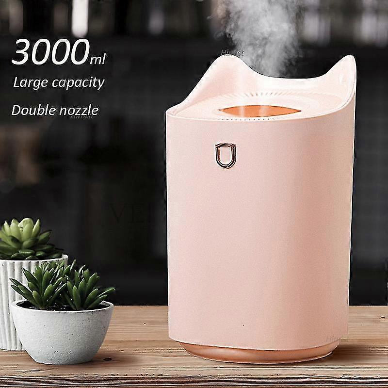 Home Air Humidifier 3000ml Double Nozzle Cool Mist Aroma Diffuser With ...