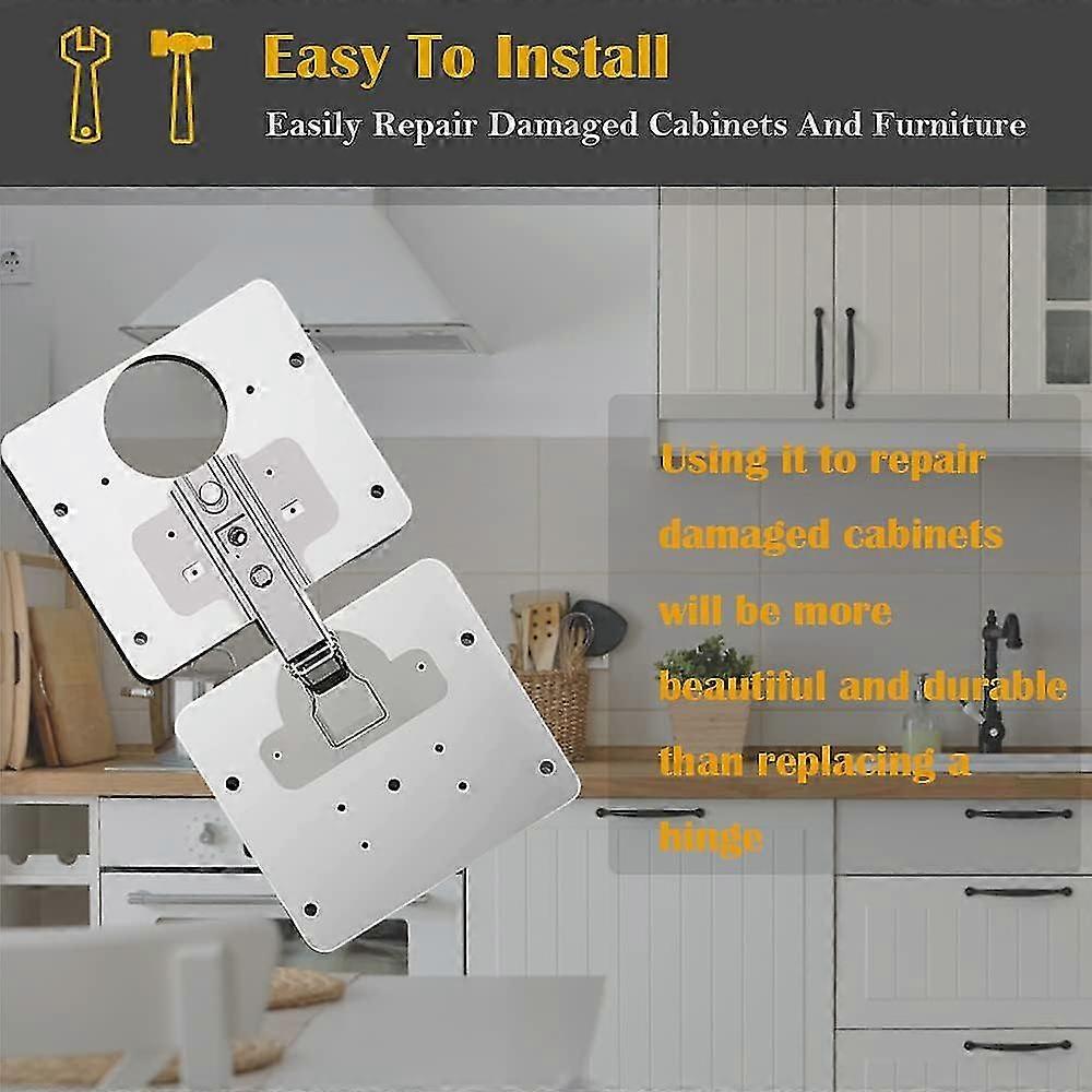 Hinge Repair Plate, 8 * 9 Cm Cabinet Furniture Drawer Window Hinge ...
